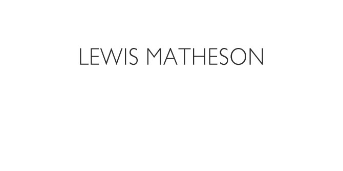 Lewis Matheson Contemporary Artist