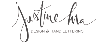 Justine Ma: Design & Hand Lettering