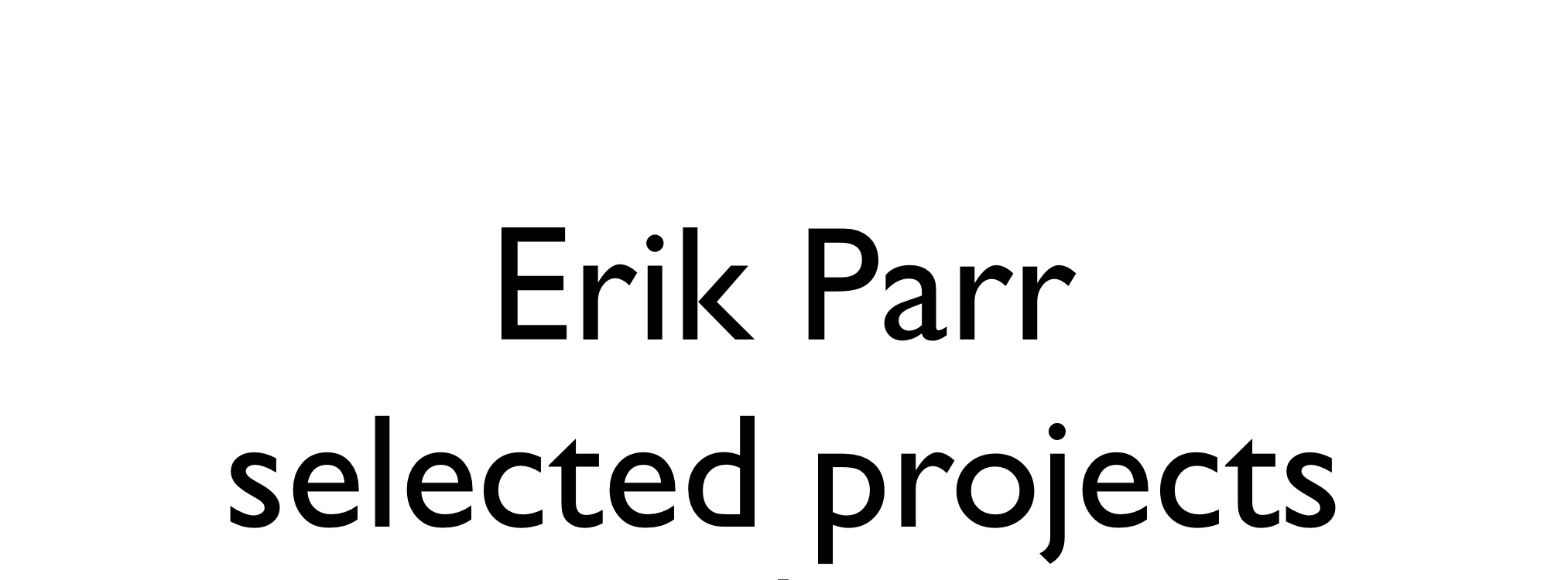 Studio Erik Parr