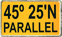 45º25 North Parallel