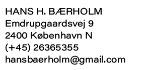 BLANK PAGE - hansbaerholm