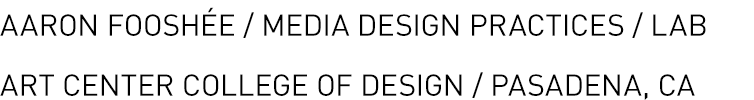 Rick Owens - Aaron Fooshée / Media Design Practices/ Lab / Cohort 2014 ...